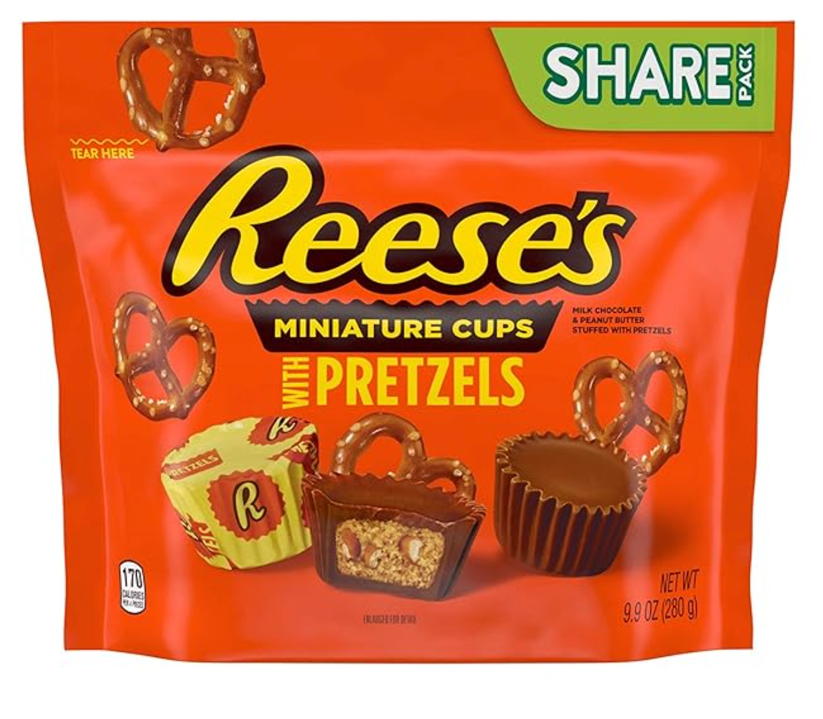 Reese's Miniatures With Pretzels Milk Chocolate & Peanut Butter Cups C – Grocery For Good