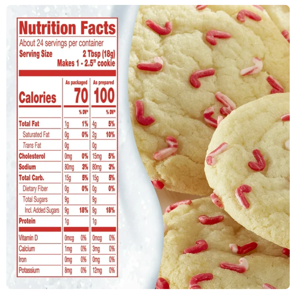 Pillsbury Funfetti The Elf on the Shelf Sugar Cookie Mix with Peppermi ...